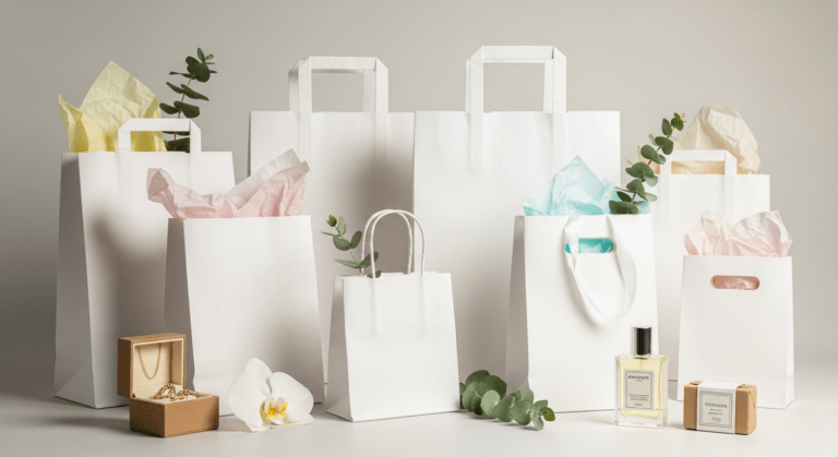 Why White Craft Paper Bags Lead Premium Packaging | Anmol Bags