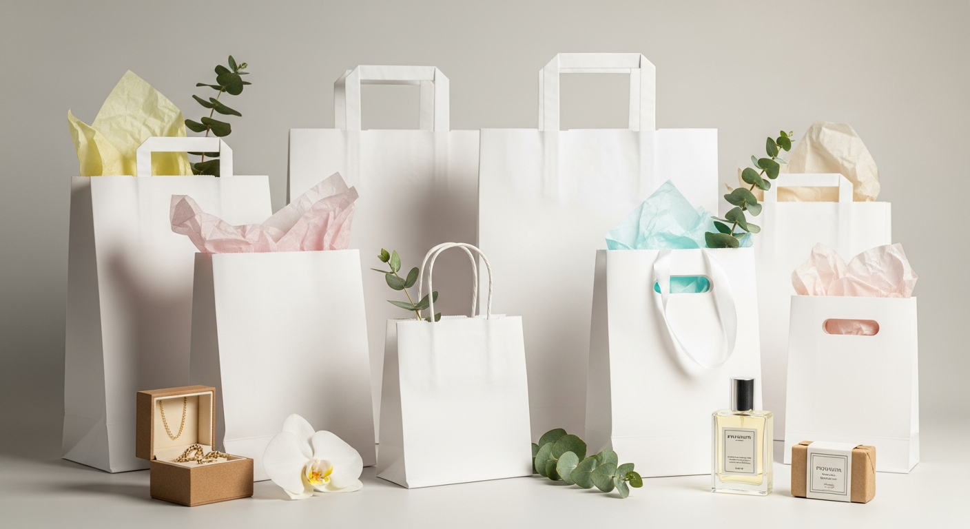 Why White Craft Paper Bags Lead Premium Packaging | Anmol Bags
